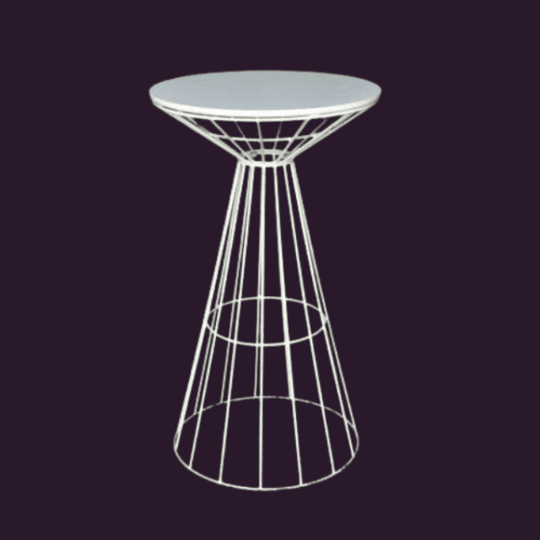 Wire Cocktail Table Rent | Bar Tables For Hire Near Me - Qureshi Events