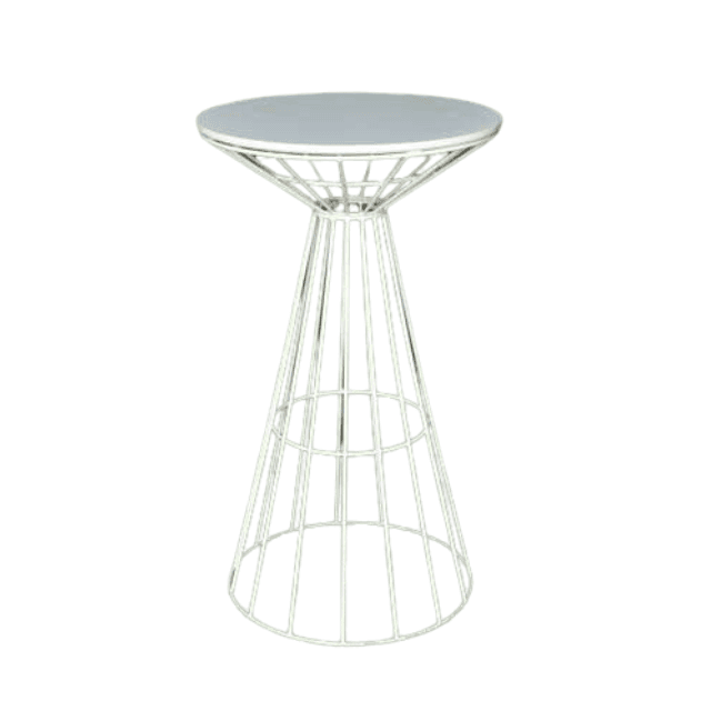 Wire Cocktail Table Rent | Bar Tables For Hire Near Me - Qureshi Events