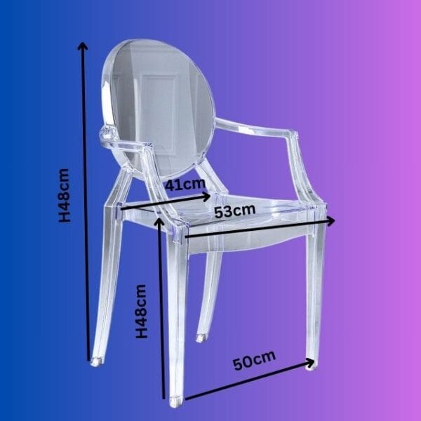 Clear Chair Rental In Dubai And UAE | Acrylic Ghost chair For ...